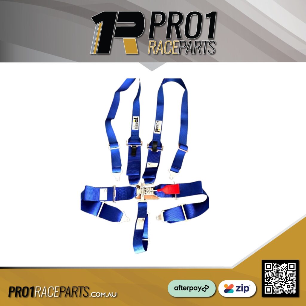 Pro1 SFi 5 Point BLUE Racing Harness 3″ with 2″ Shoulder Straps suit ...