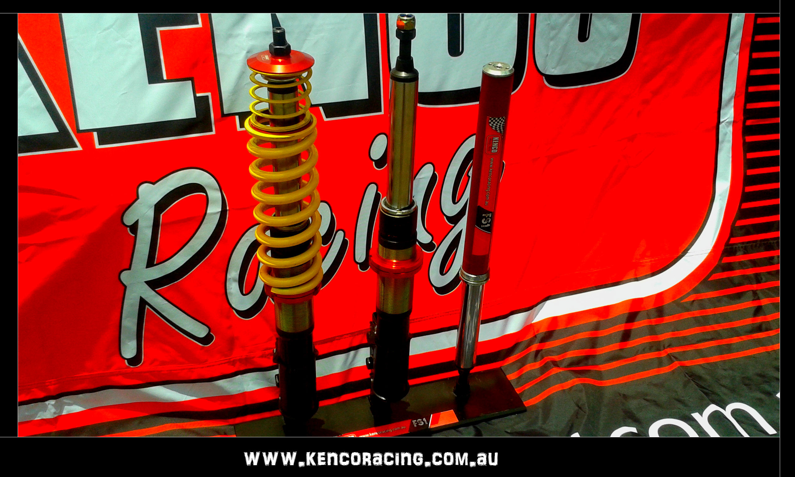 Kenco FS2 Commodore Strut Invert Shock Strut schrader valve