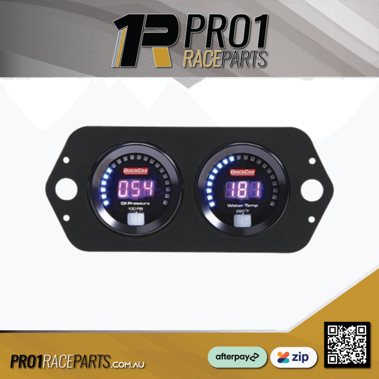 Quickcar Digital Gauge Panel | Oil Pressure, Water Temperature | Midget ...