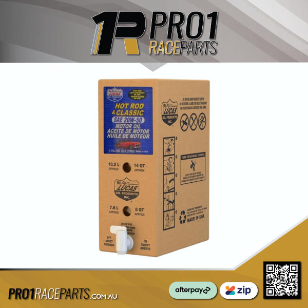 Lucas Oils Hot Rod and Classic Car Motor Oil | SAE 20w50